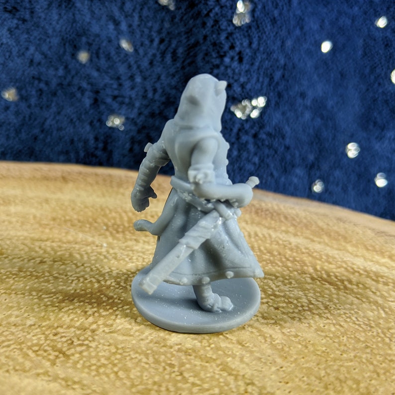 Catfolk Rogue Miniature 3D Printed Tabletop Tabaxi Great | Etsy