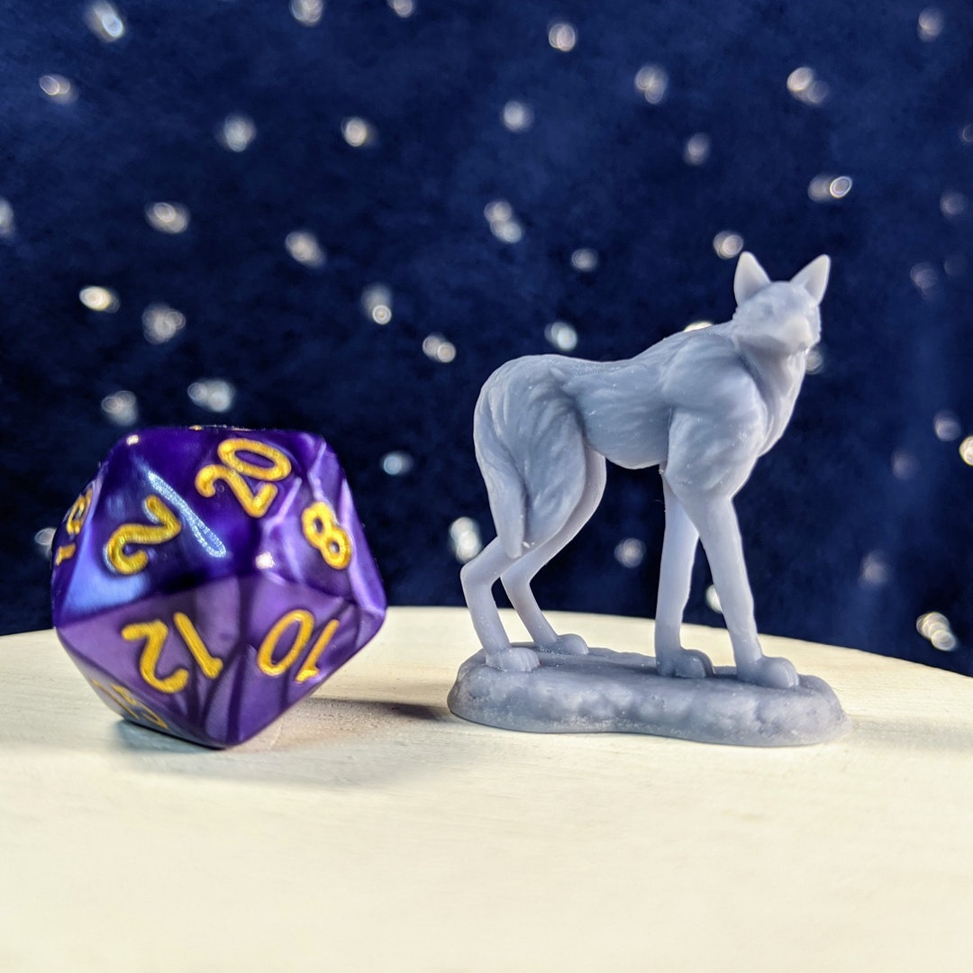 Maned Wolf Miniature | 3D Printed Tabletop Companion | Makes a Great ...