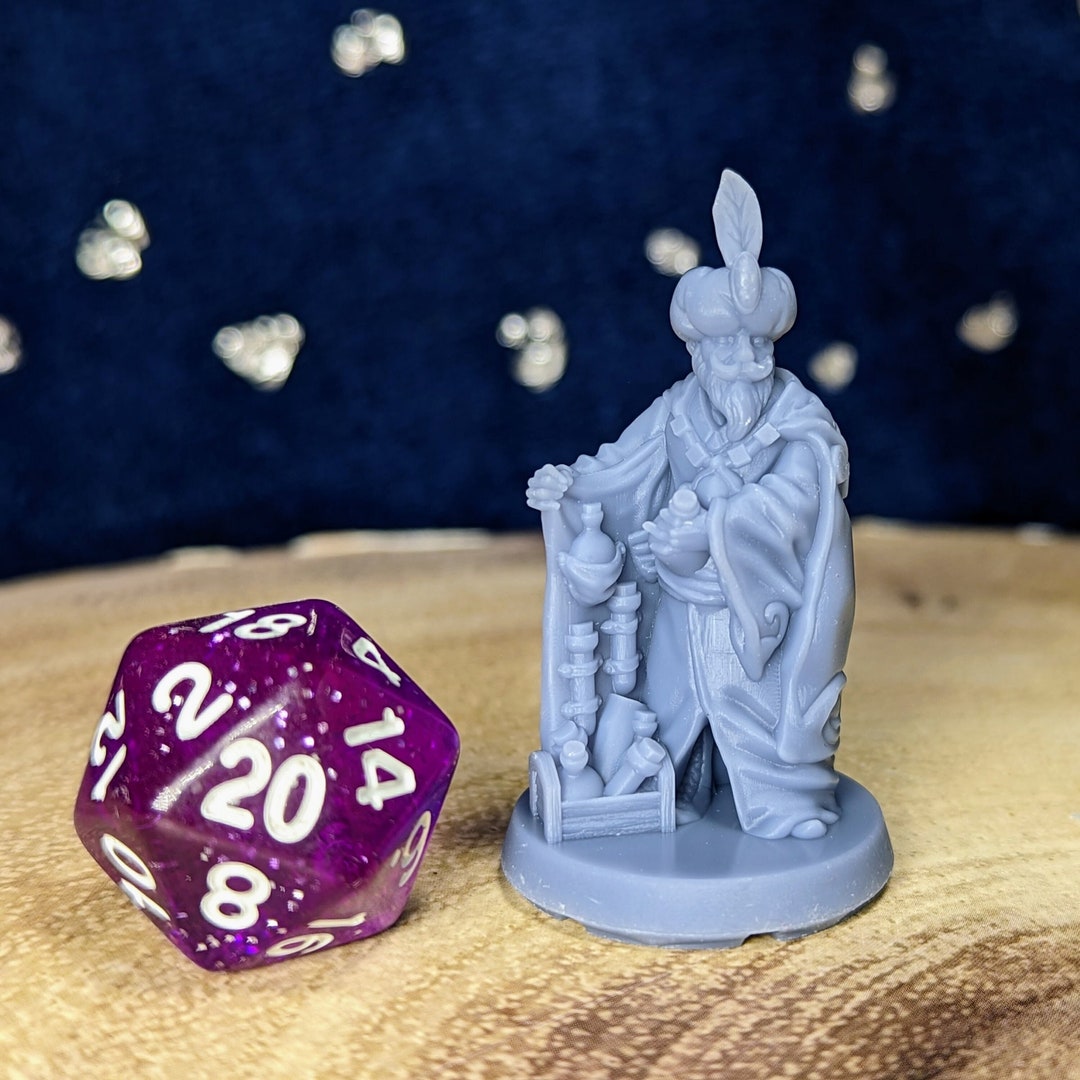 Human Potion Trader | 3D Printed Resin Alchemist | Great for Dungeons ...