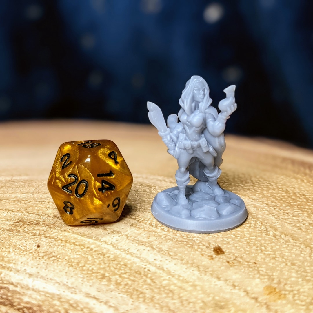 Human Thief Miniature 3D Printed Resin Rogue Great for Dungeons and ...