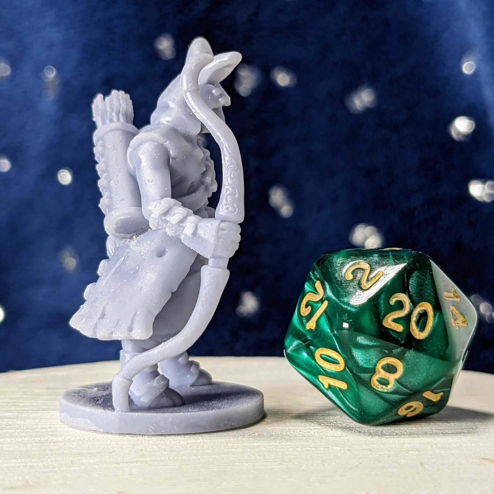 Rabbitfolk Archer Miniature 3D Printed Tabletop Ranger | Etsy