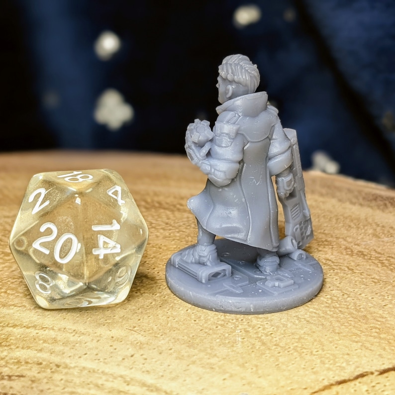 Cyborg Commando Miniature: 3D Printed Resin RPG Figurine - Etsy