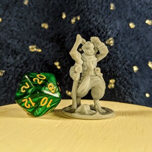Catfolk Druid | 3D Printed Resin Tabaxi | Great for Dungeons and ...