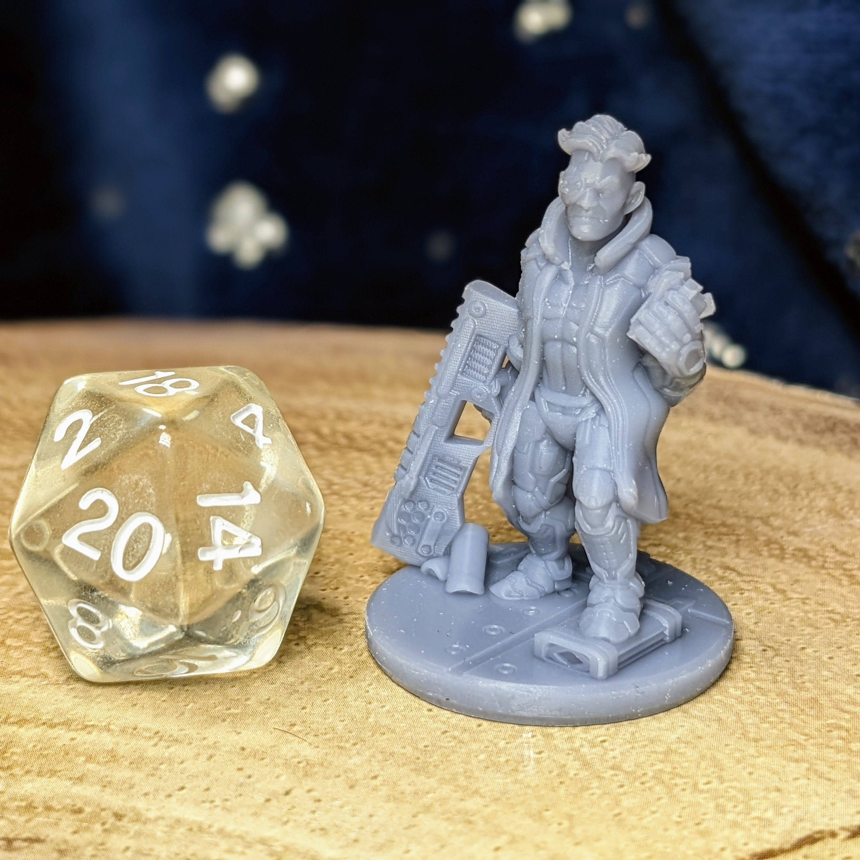 Cyborg Commando Miniature: 3D Printed Resin RPG Figurine - Etsy