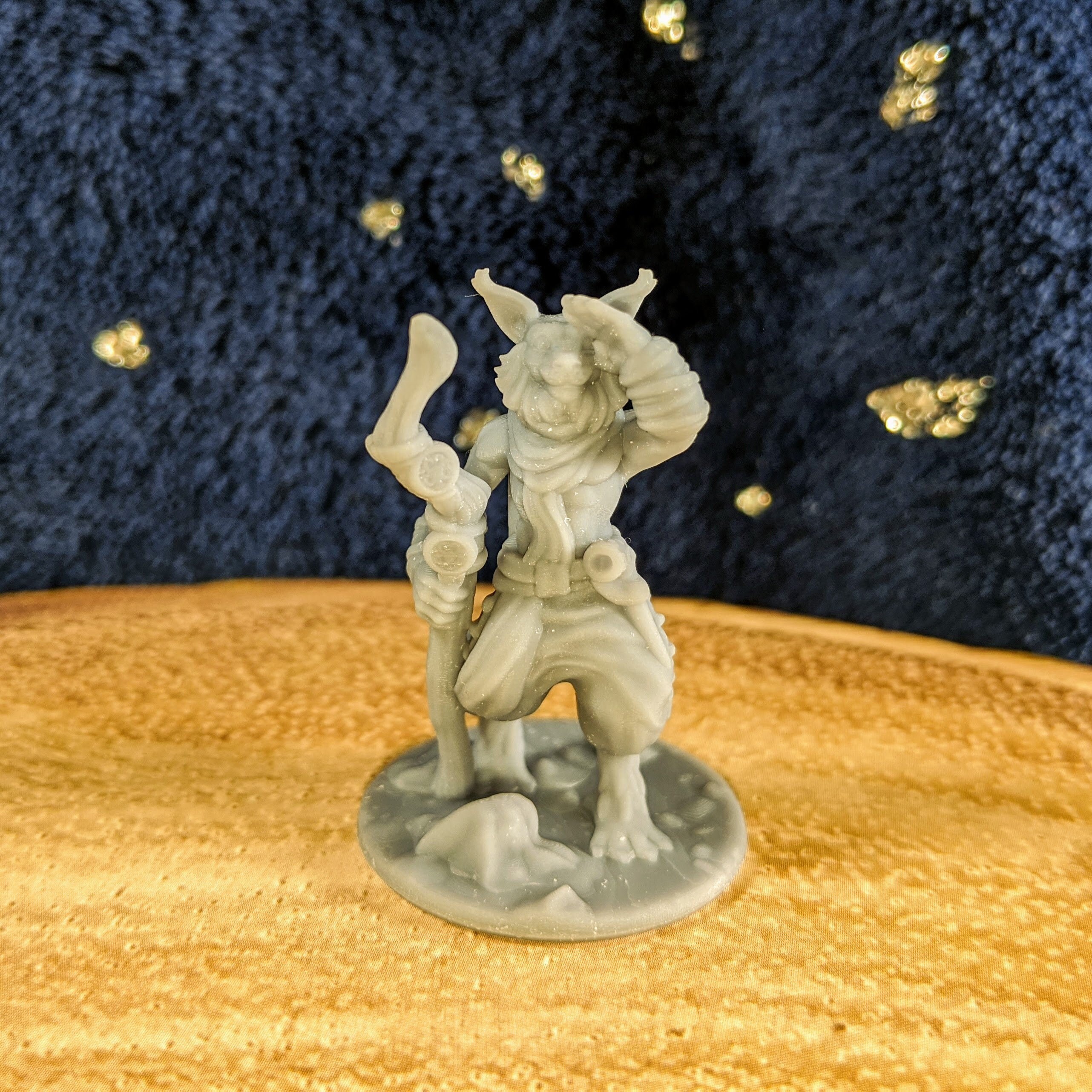 Role Playing Miniatures Catfolk/Tabaxi Witch Sabrina the Black Cat ...