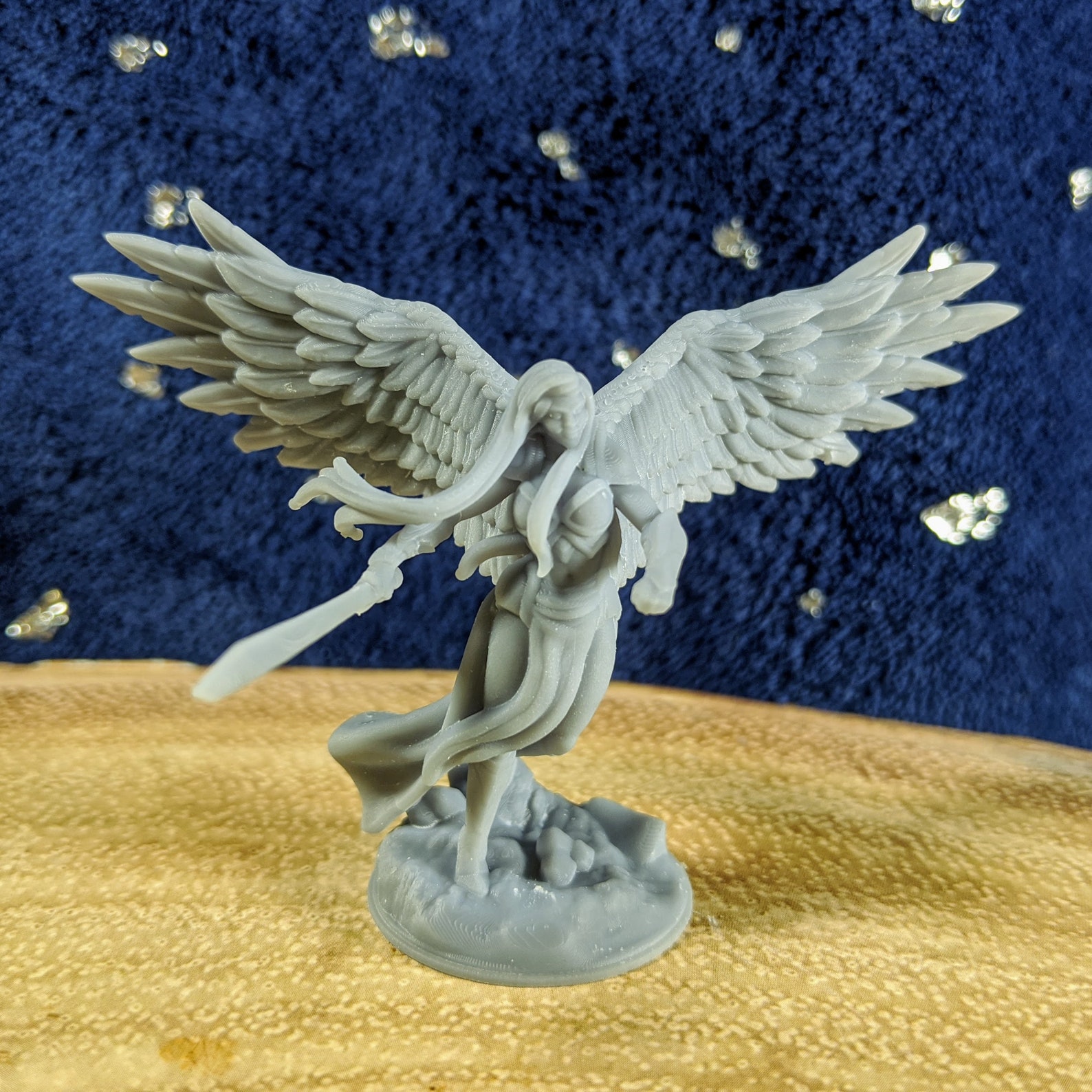 Angel / Aasimar Miniature 3D Printed Tabletop Celestial | Etsy