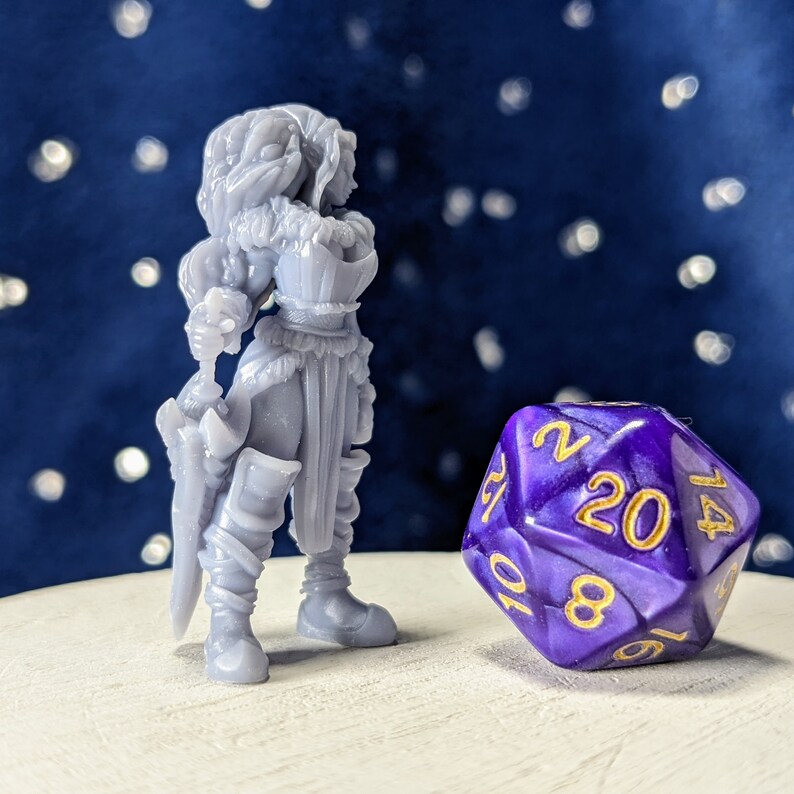 Female Goliath Barbarian 3D Resin Printed RPG Giantfolk - Etsy