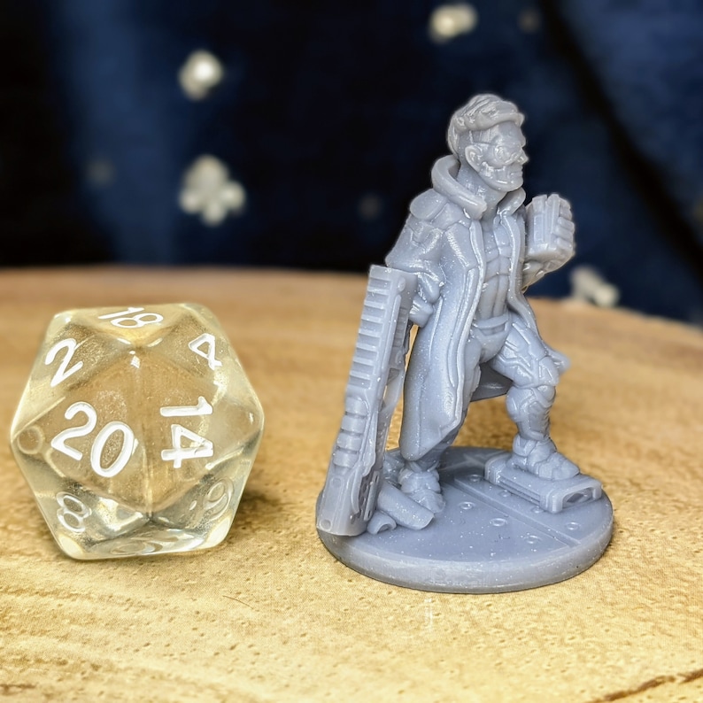 Cyborg Commando Miniature: 3D Printed Resin RPG Figurine - Etsy