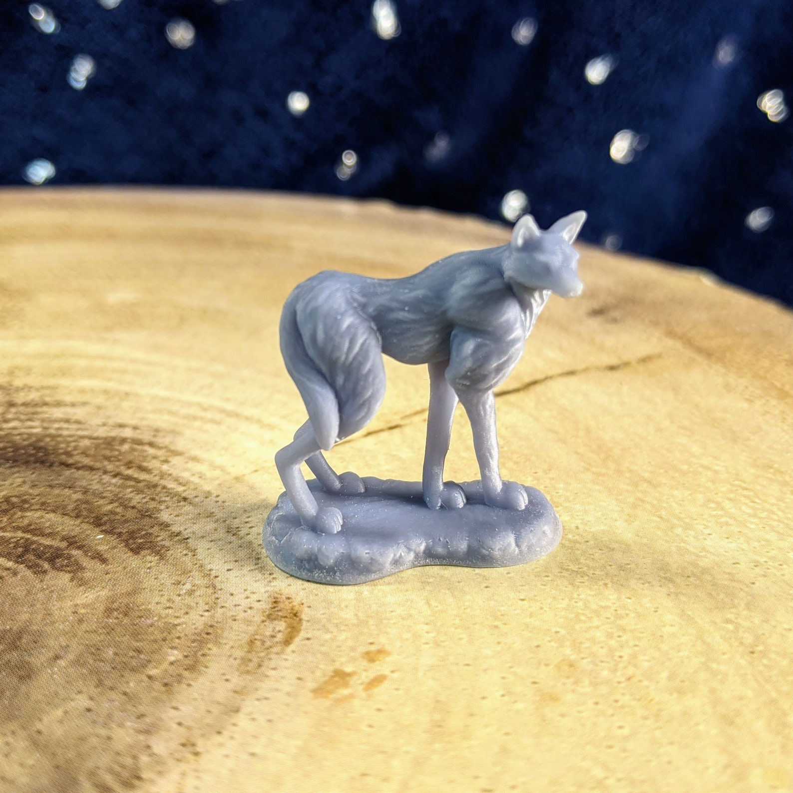 Maned Wolf Miniature 3D Printed Tabletop Companion Makes a | Etsy