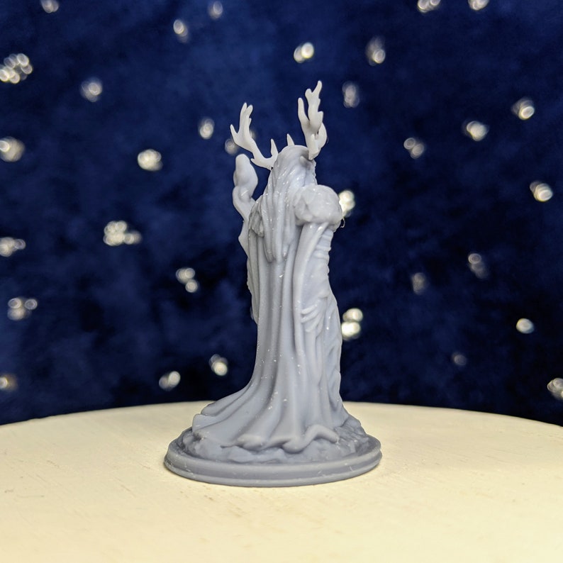 Elder Druid Miniature 3D Printed Tabletop Figure Great for | Etsy