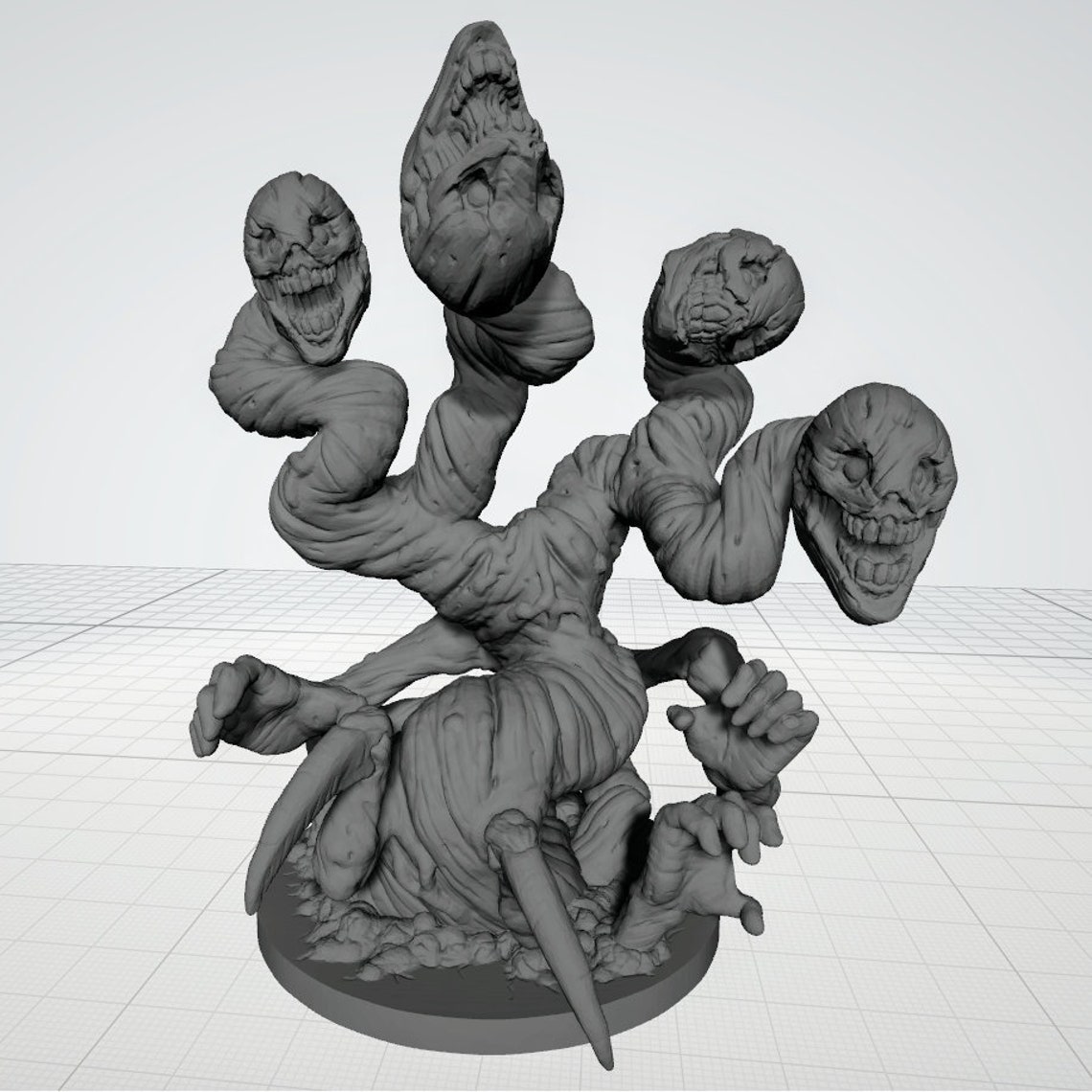 False Hydra 3D Printed Tabletop Monstrosity Perfect for - Etsy Ireland