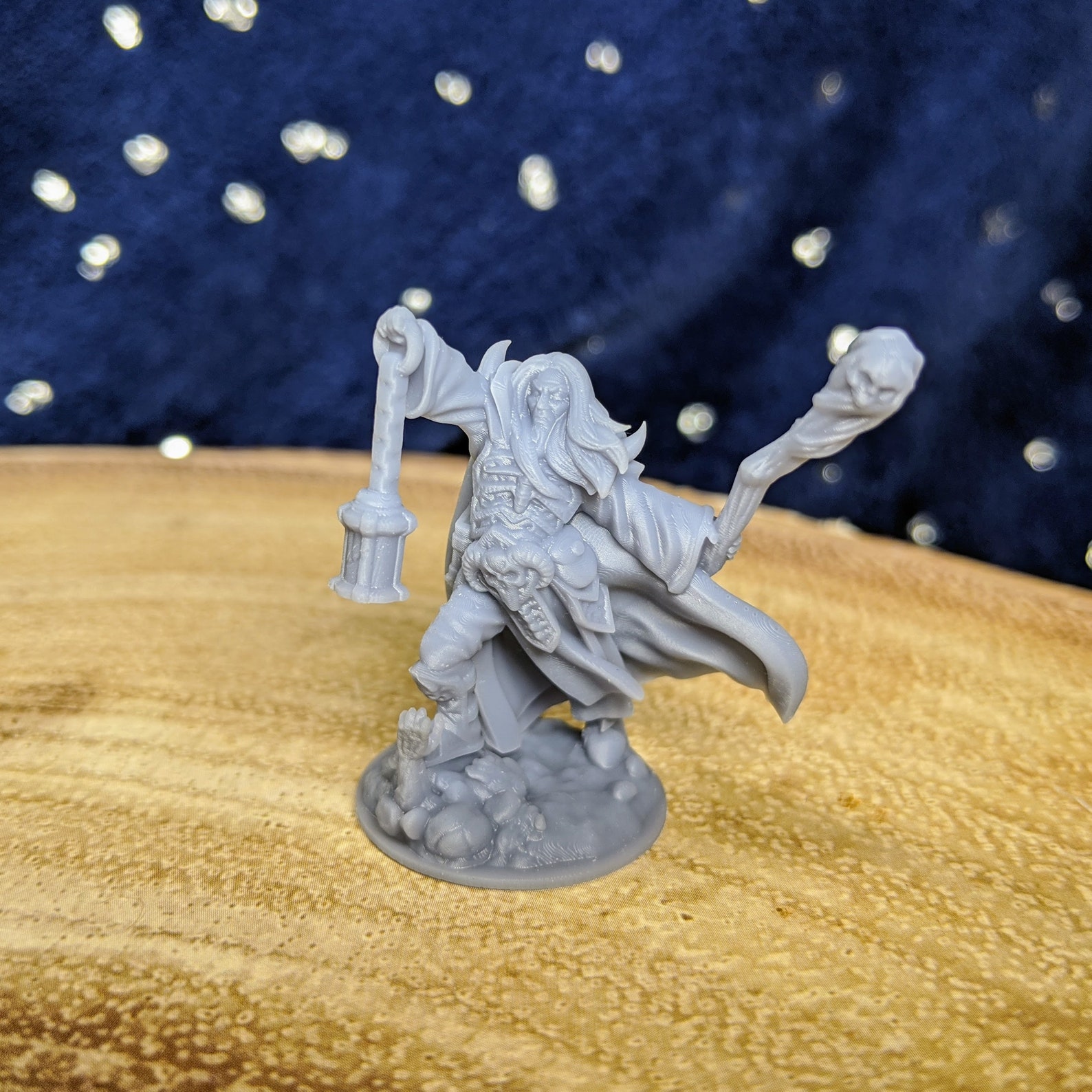 Human Necromancer 3D Printed Resin Miniature Great for - Etsy