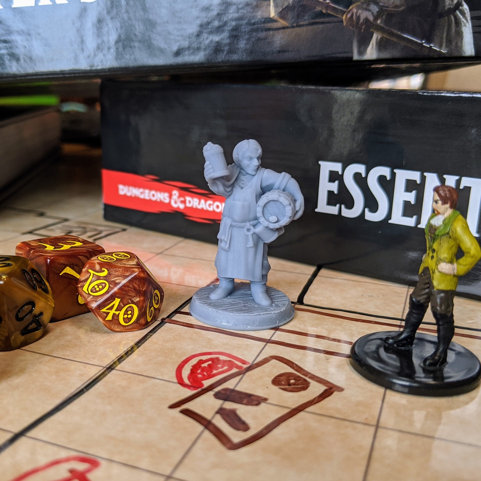 Friendly Barkeep | 3D Printed Tavern Keeper Miniature | Greater for ...