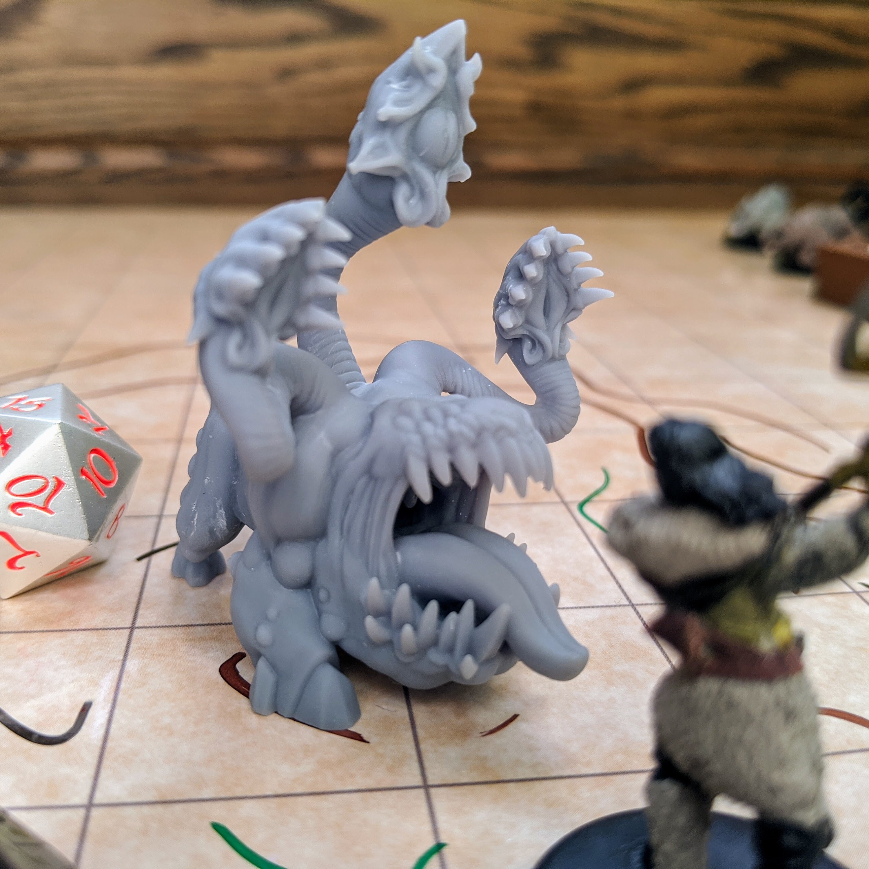 Otyugh / Trash Beast 3D Printed Resin Miniature Great for | Etsy