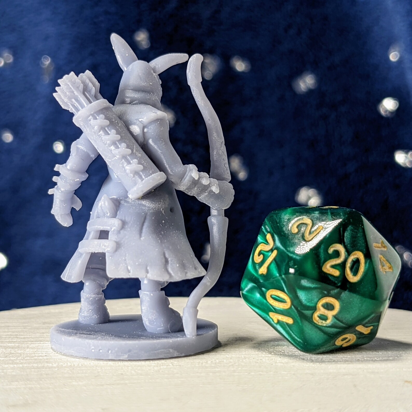 Rabbitfolk Archer Miniature 3D Printed Tabletop Ranger | Etsy