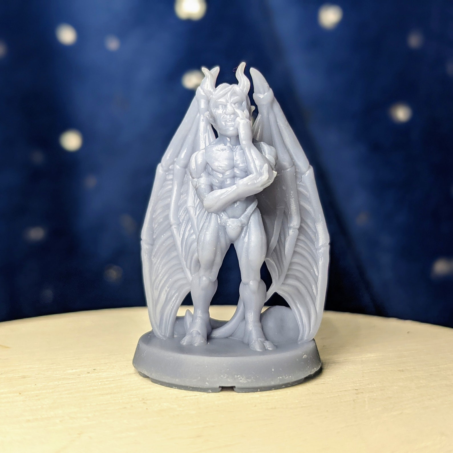 Incubus Miniature: 3D Printed Resin Tempter for D&D RPG - Etsy