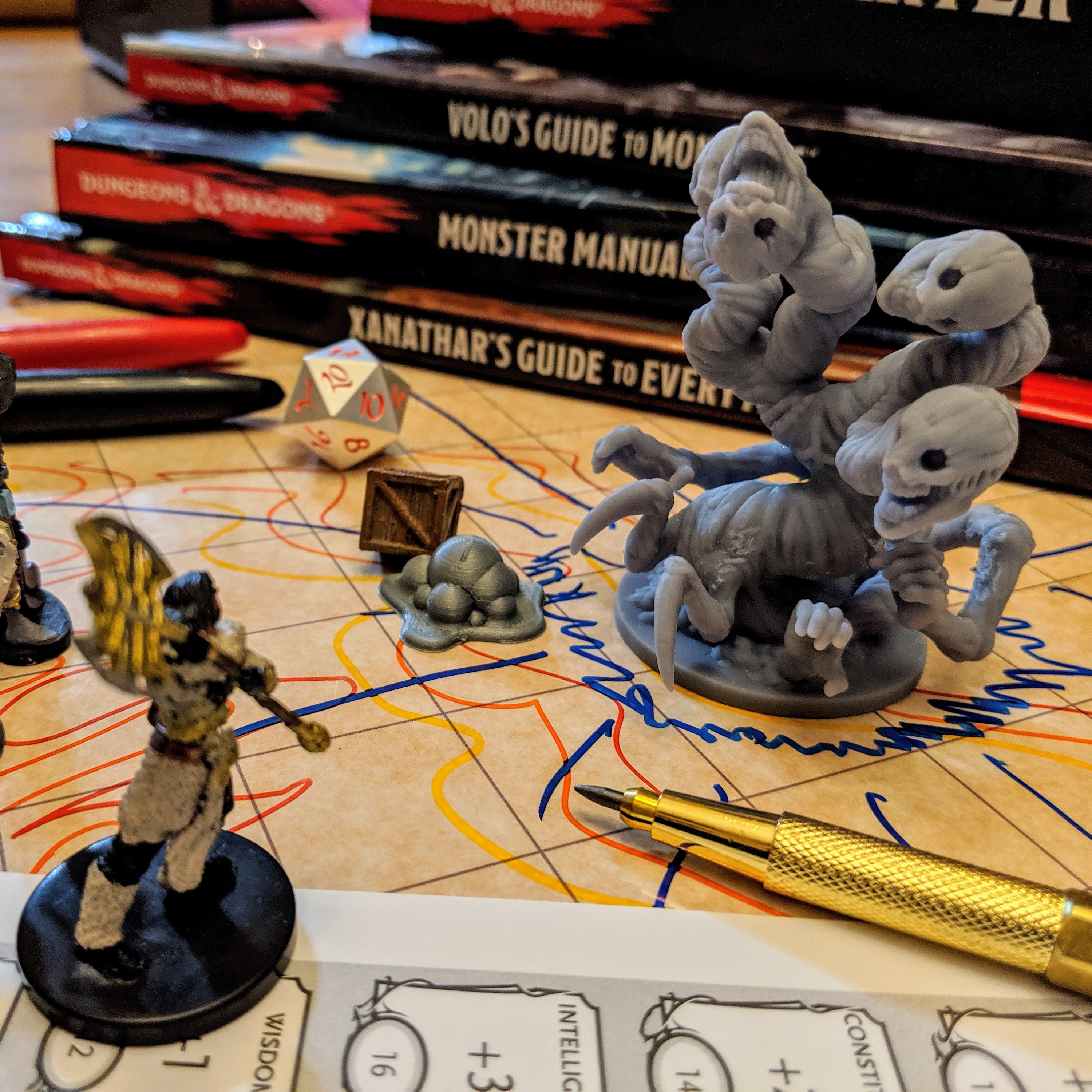 False Hydra 3D Printed Tabletop Monstrosity Perfect for - Etsy Ireland