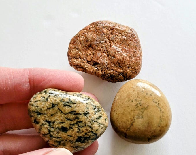10 Pebble Magnets, Stone Note Magnets, Creative Memo Magnets, Natural ...