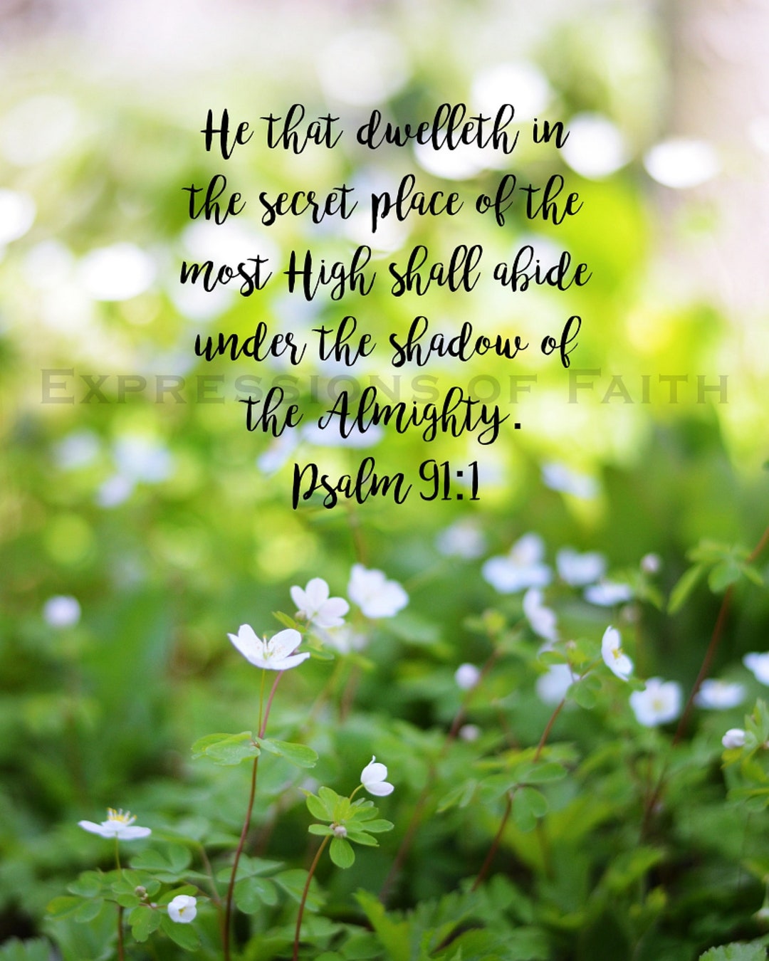 Bible Verse Wall Art Canvas Rest Scripture Wall Decor Shadow of the ...