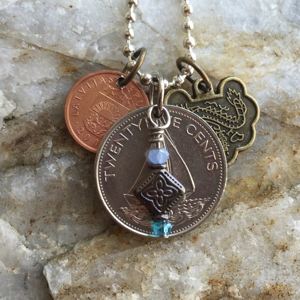 Bahamian Coin Chain - Etsy