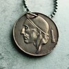 GREECE 2000 GREEK Eaahnikh Ahmokpatia Coin Pendent on a 24 Inch Chain ...