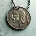 GREECE 2000 GREEK Eaahnikh Ahmokpatia Coin Pendent on a 24 Inch Chain ...