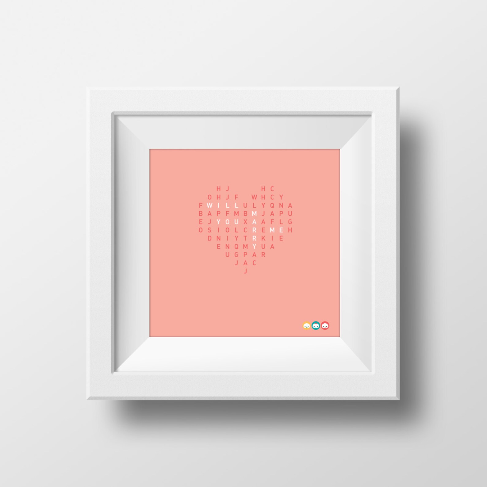 Wordsearch Poster / Art Frame / Card Personalised Gift - Etsy