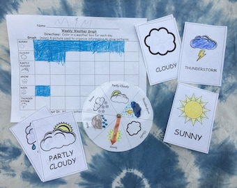 Science Activities, Weather Unit for Kindergarten, First Grade and ...