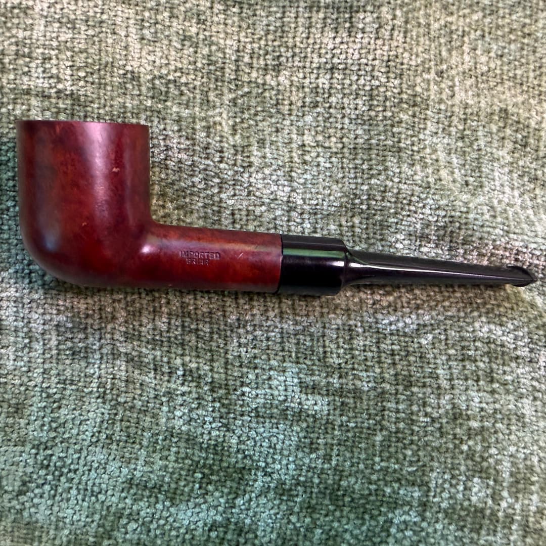 Vintage Imported Briar Pipe – Classic Straight Billiard – Unmarked ...
