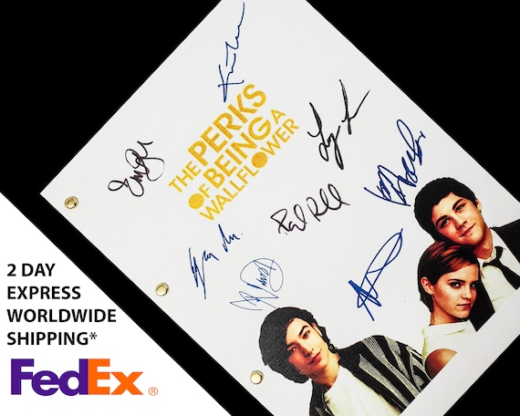 The Perks of Being a Wallflower Film Movie Script With | Etsy UK