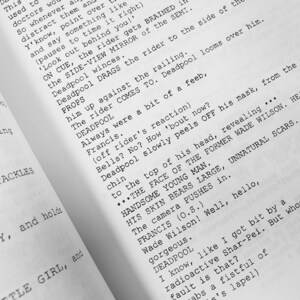 Deadpool Marvel Superhero Film Movie Script, Screenplay With Signatures ...