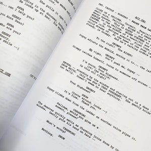 Once Upon a Time TV Script Screenplay With Signatures Autographs ...