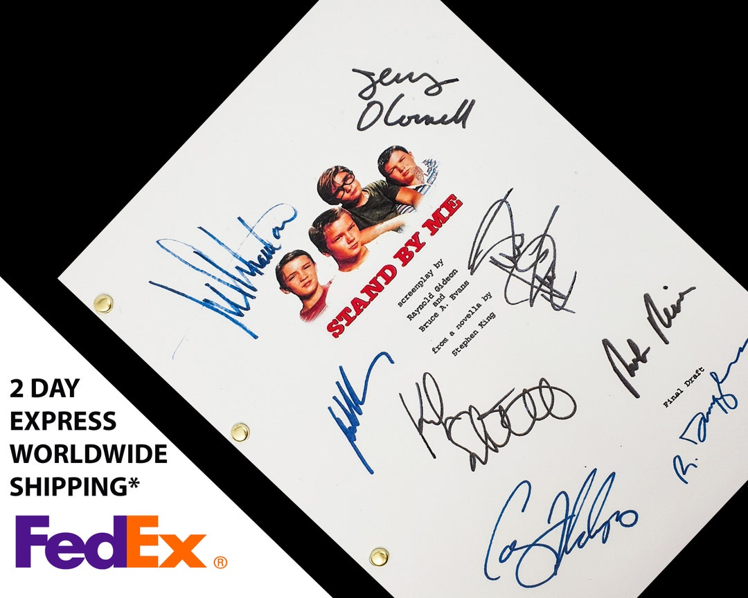 Stand by Me Film Movie Script With Signatures Autograph Reprint River ...