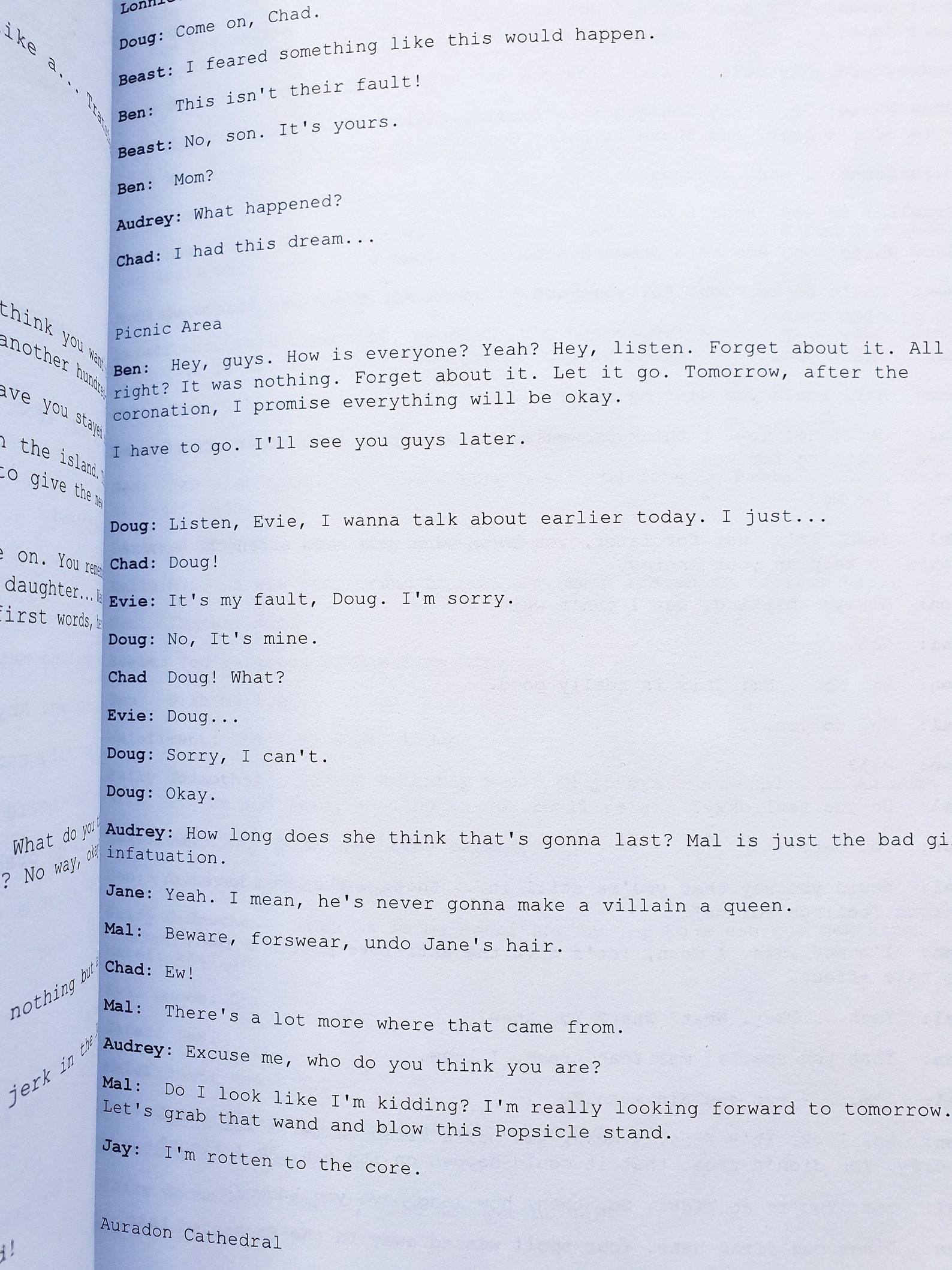 Descendants Disney Film Movie Script Screenplay with | Etsy