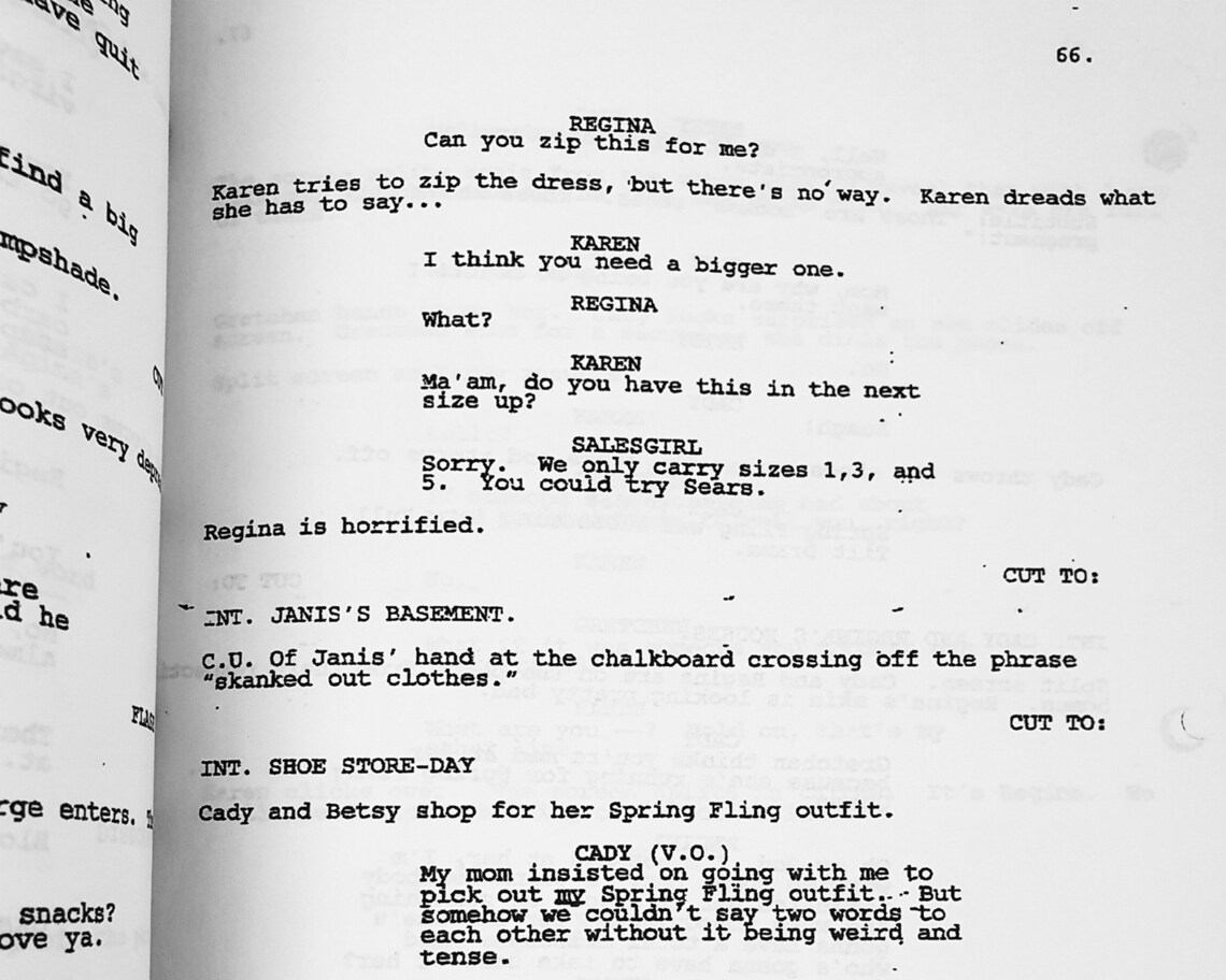 Mean Girls Film Movie Script with Signatures Autograph Reprint | Etsy