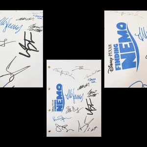 Finding Nemo Film Movie Script Screenplay with Signatures | Etsy