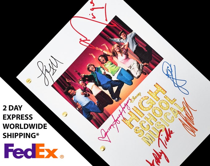 High School Musical Film Movie Script Screenplay Signatures - Etsy UK