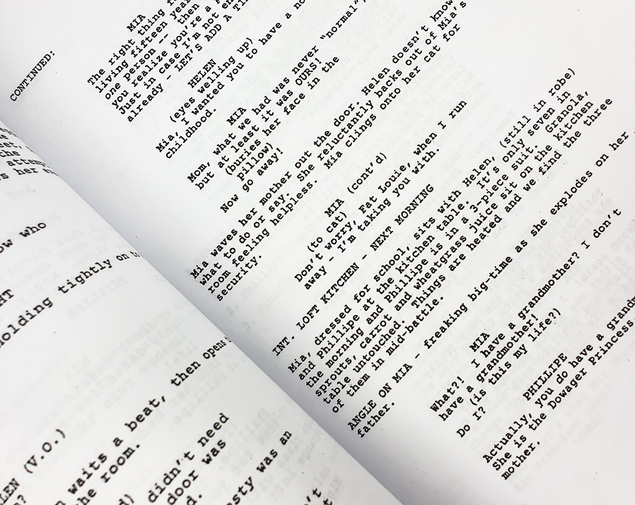 The Princess Diaries Film Movie Script Screenplay with | Etsy
