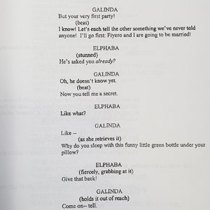 Wicked Broadway West End Musical Script With Signatures, Autographs ...