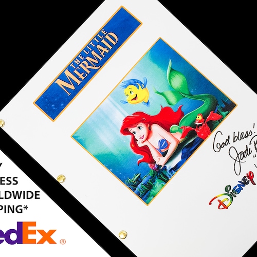 The Little Mermaid Movie Film Script Screenplay With | Etsy