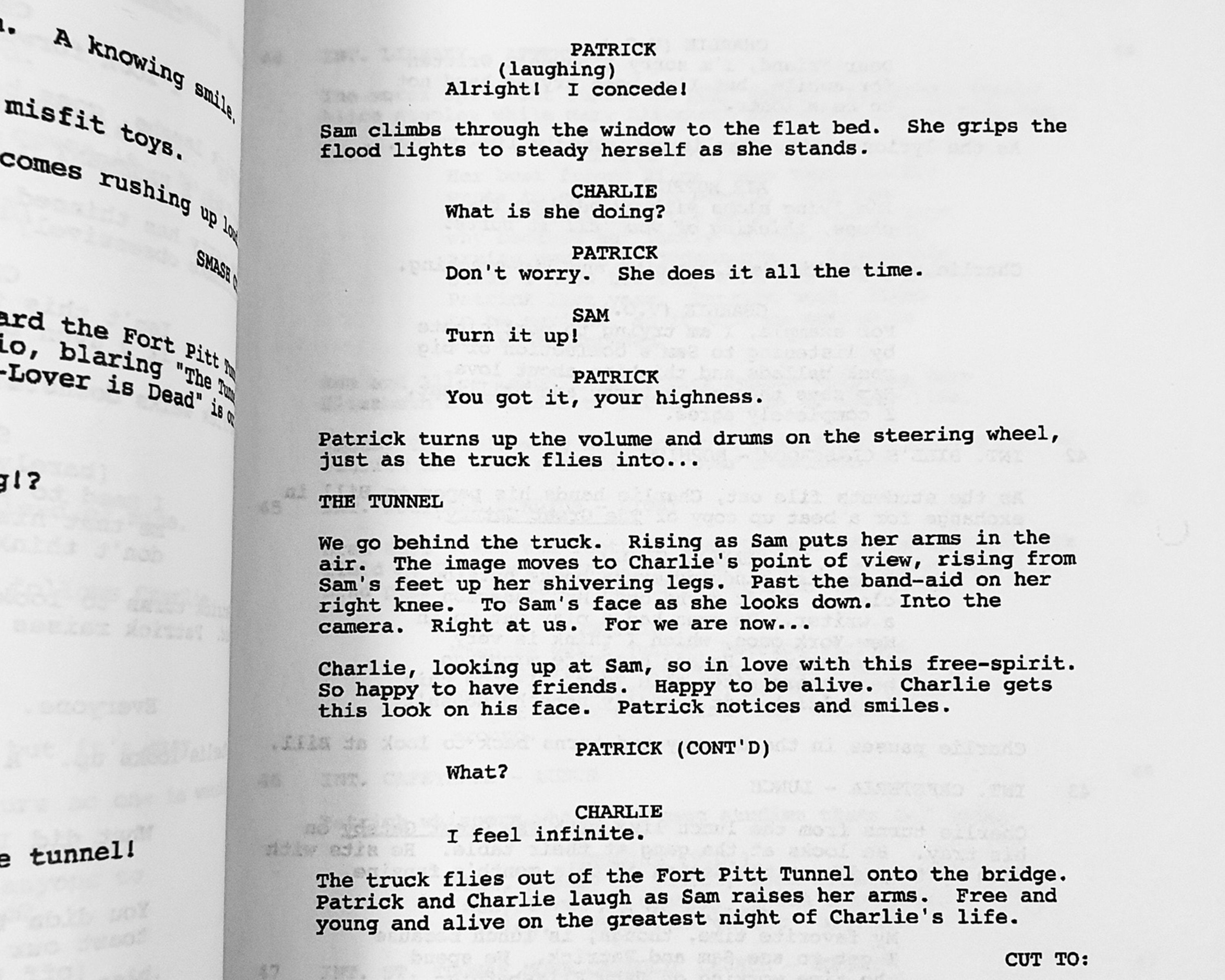 The Perks of Being a Wallflower Film Movie Script with | Etsy