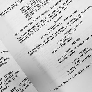 Forrest Gump Film Movie Script Screenplay With Signatures Autographs ...