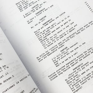 Les Miserables Musical Film Movie Script Screenplay With Signatures ...