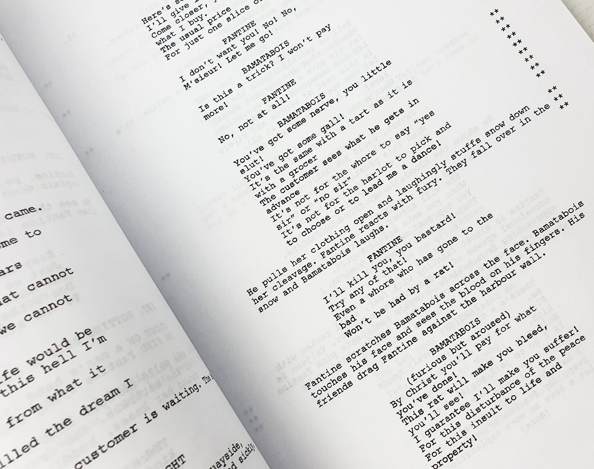 Les Miserables Musical Film Movie Script Screenplay With | Etsy