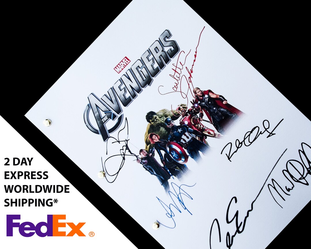 Marvels the Avengers Avengers Assemble Movie Film Script Screenplay ...