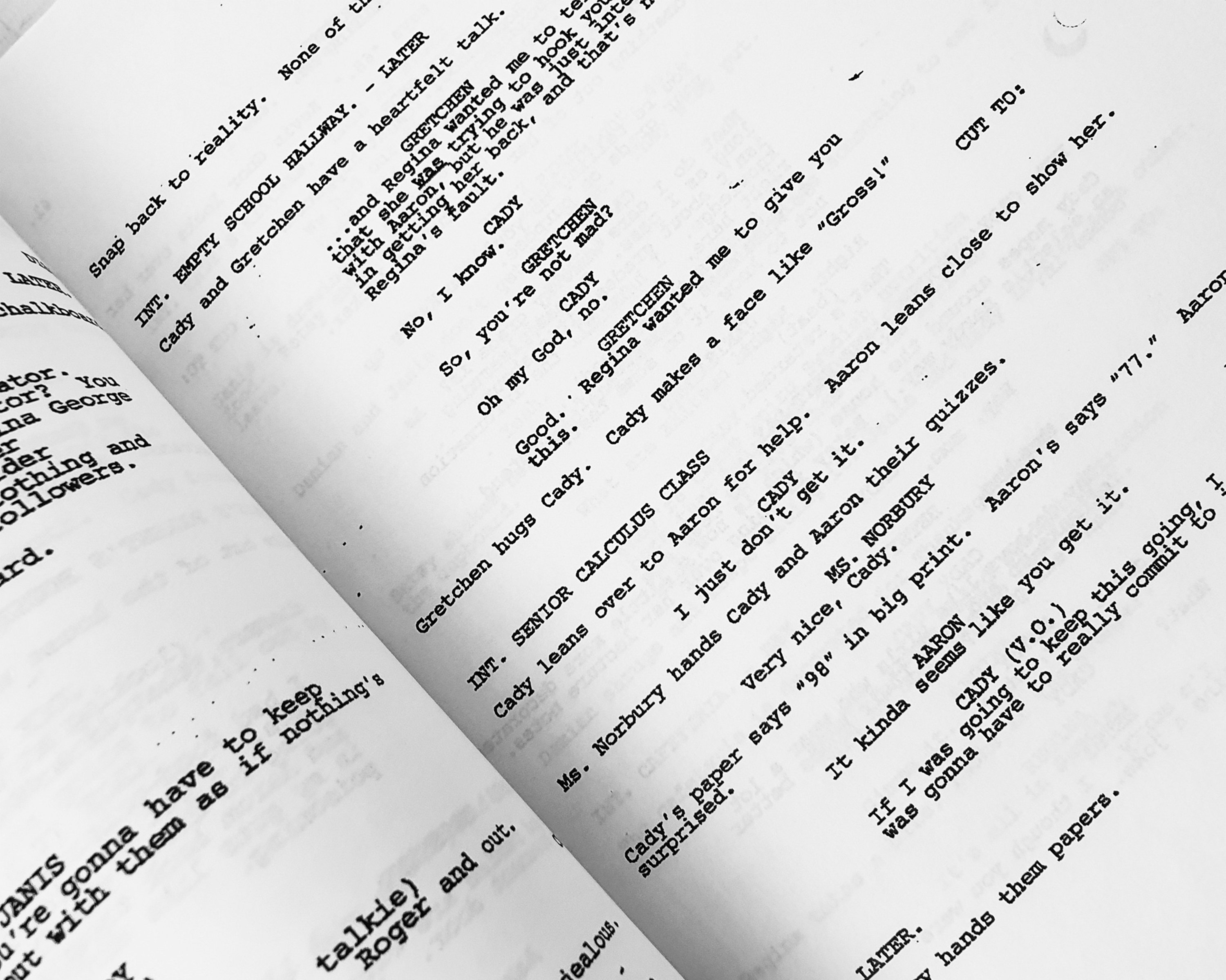 Mean Girls Film Movie Script with Signatures Autograph Reprint | Etsy