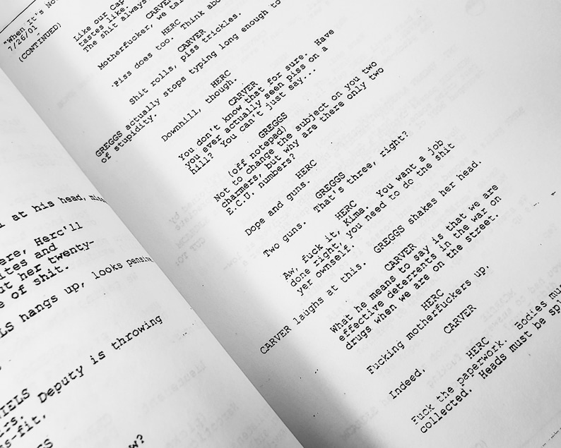 The Wire HBO TV Show Pilot Script With Signatures Autographs Reprint ...