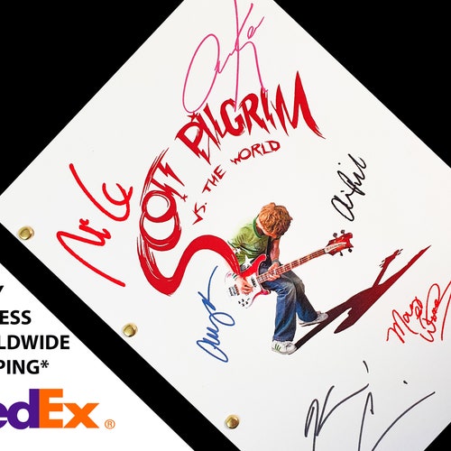 Scott Pilgrim Vs. the World Movie Script Signed Screenplay - Etsy