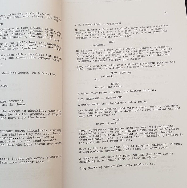 American Horror Story TV Script Screenplay with Signatures | Etsy