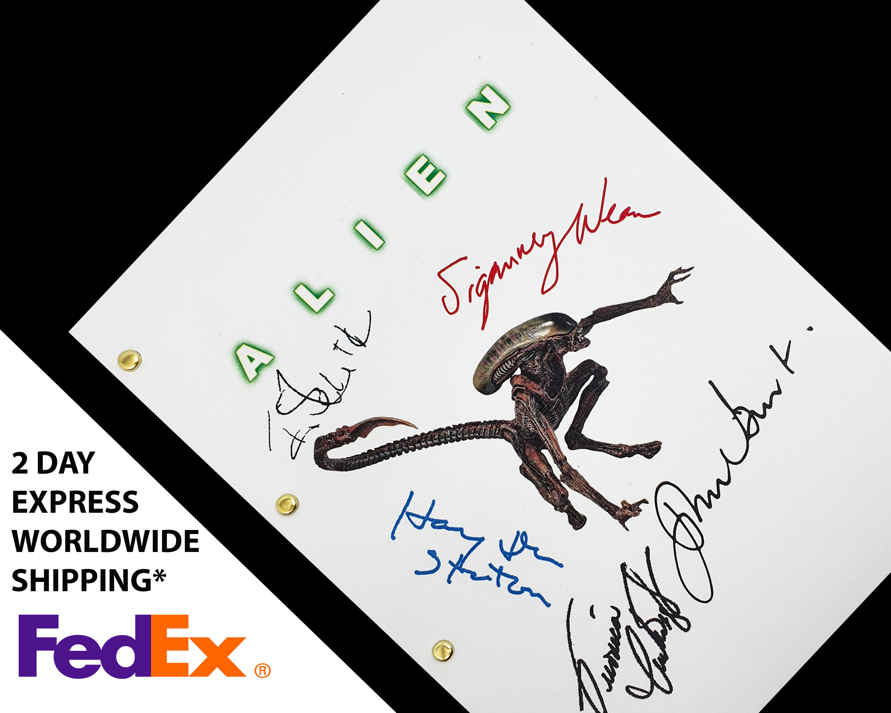 Alien Film Horror Movie Script Screenplay Starbeast | Etsy UK